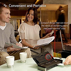 Canon imageFORMULA P-215II Mobile Document Scanner, Black, 1.6" x 11" x 3.7"