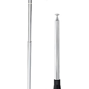 HYS 27Mhz Antenna 9-Inch to 51-inch Telescopic/Rod HT Antennas for CB Handheld/Portable Radio with BNC Connector Compatible with Cobra Midland Uniden Anytone CB Radio