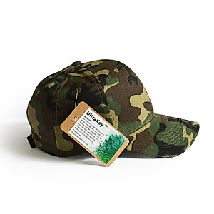 UltraKey Mens Army Military Camo Cap Baseball Casquette Camouflage Hats for Men Hunting (Green)