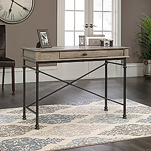 Sauder Canal Street Console Desk, Northern Oak finish