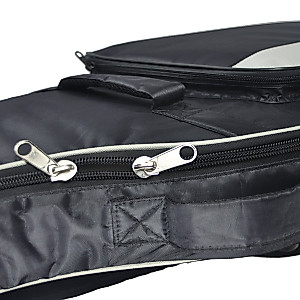 Tosnail Padded Electric Guitar Gig Bag - Backpack Shoulder Strap, Carry Handle & Pocket - Full Size 41 inch - Black