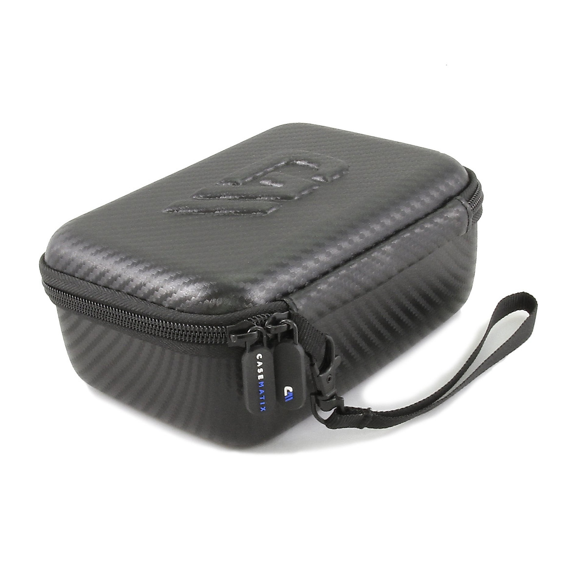 CASEMATIX Lavalier Mic Case Compatible with Kimafun 2.4g Wireless Microphone and Accessories - Includes Hard Case Only