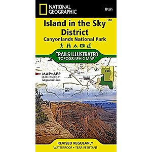 Island in the Sky District: Canyonlands National Park Map (National Geographic Trails Illustrated Map, 310)
