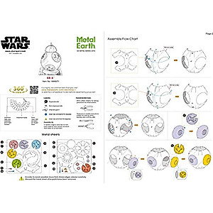 Fascinations Metal Earth Star Wars BB-8 3D Metal Model Kit