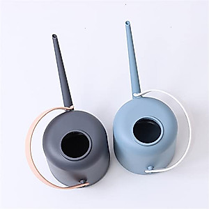 TENAGE Spray Bottle Long Mouth Water Cans Home Plant Pot Bottle Watering Device Garden Tool (Color : Blue White)