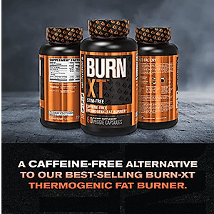 Jacked Factory Burn-XT Stim Free, Caffeine Free Weight Loss Supplement - Fat Burner and Appetite Suppressant for Weight Loss with Green Tea Extract, Capsimax, & More - 60 Diet Pills