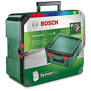 Bosch Home and Garden 1600A01SR4 Power Tools, SystemBox |Size M, Compatible with Bosch Accessory Box Small and Medium, in Sleeve, Green, M