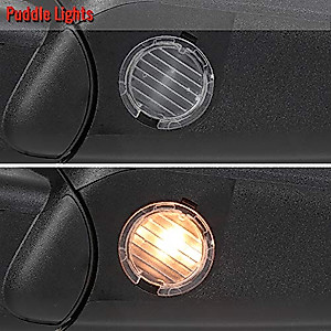 Carpartsinnovate For Ford 07-14 F150 Power Heat Chrome Passenger Side Mirror Right+LED Signal+Puddle