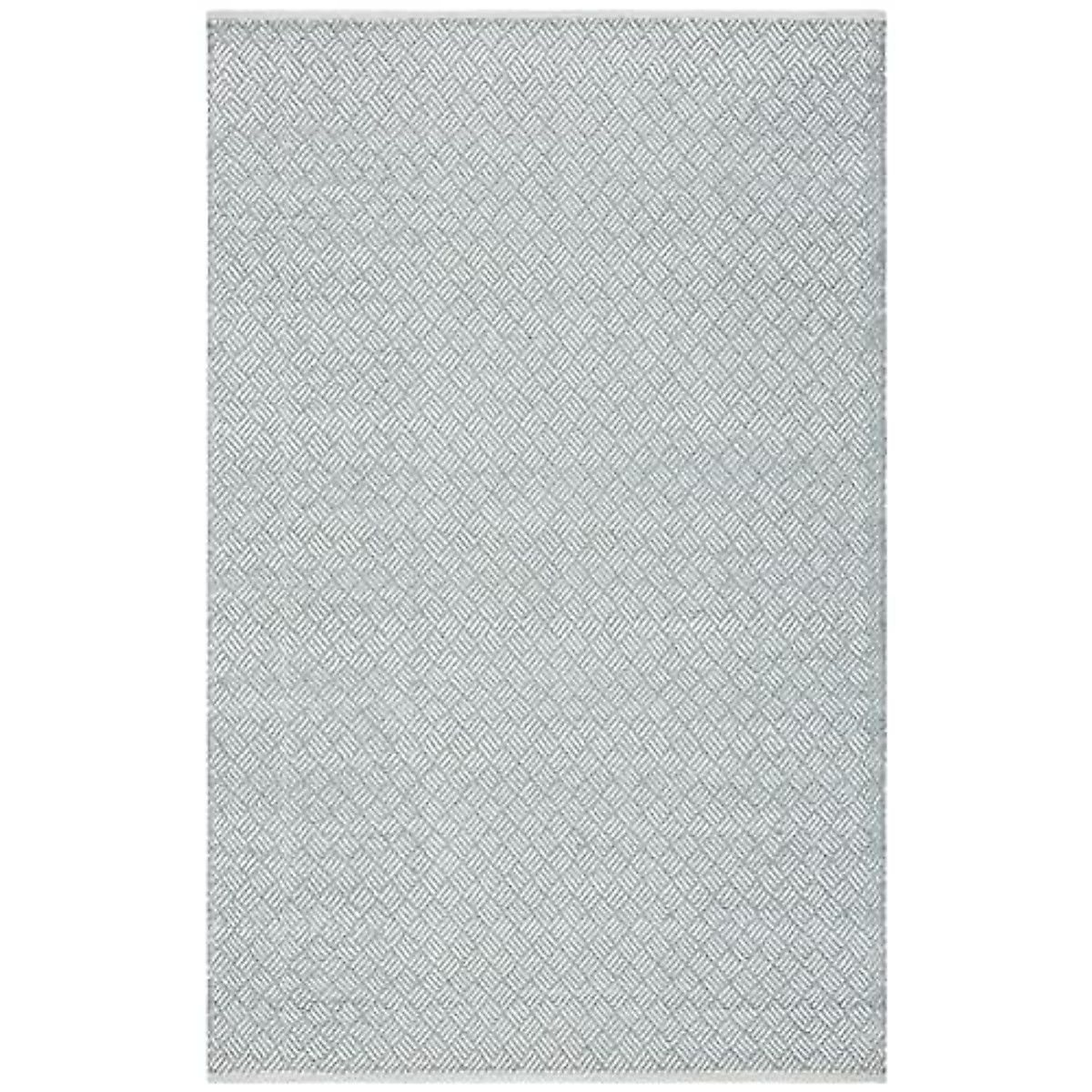 SAFAVIEH Boston Collection 6' x 9' Grey BOS680E Handmade Flatweave Cotton Area Rug