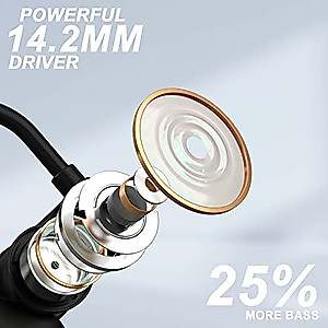 JAYINE Bluetooth Headphones, Wireless Earphones Bluetooth 5.3 HD Bass Stereo,Noise Cancelling in-Ear Earbuds IP67 Waterproof Sports Earhooks Headsets 24 Hrs Playtime for Running Gym Workout