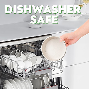 AI LOVE PEACE Microwave Instant Ramen Lunch Bowl Wheat Straw with Steam Release Vent Airtight Clip Lock Container,Microwave Safe ramen bowl with chopsticks for Working Adults, and Families