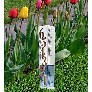 The Weather Channel Patina Rain Gauge by La Crosse Technology