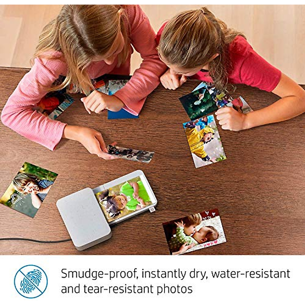 HP Sprocket Studio Photo Printer – Personalize & Print, Water- Resistant 4x6" Pictures (3MP72A)