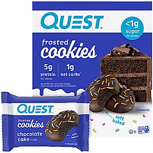 Quest Nutrition Quest Chocolate Cake Frosted Cookies, 8 Count