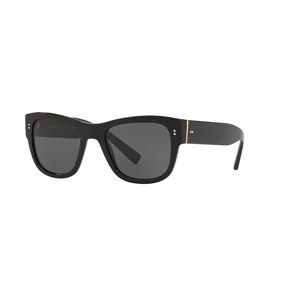 Dolce and Gabbana DG4338 501/87 Black DG4338 Square Sunglasses Lens Category 3