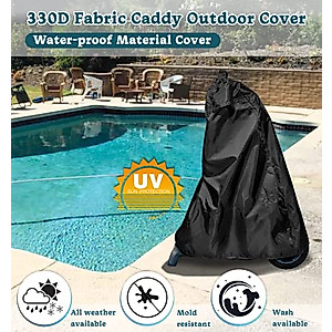 9991794-R1 Pool Cleaner Classic Caddy Cover, Fits for Dolphin Robotic Cleaner Caddy & Many Brands of Robotic Pool Vacuum Cleaners Caddy
