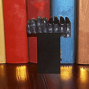 AMLESO Hand Bookmarks Demon Claw Resin Thriller 3D Funny Clip Markers for School Teacher Supplies Party Favors Bookworm