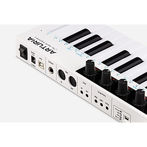 Arturia KeyStep 37-key Controller & Sequencer Bundle w/USB Cable, Anti-ground Loop Adaptor, MIDI Cable, Deluxe Sustain Pedal, and Austin Bazaar Polishing Cloth
