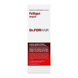 Dr.FORHAIR Folligen Volume Biotin Treatment (25oz) For Hair Regrowth Relieving Hair Loss Thinning Hair Care Shiny Increase Volume Strength Thickening Root Enhancer (No Paraben, Silicone, Sulfates)