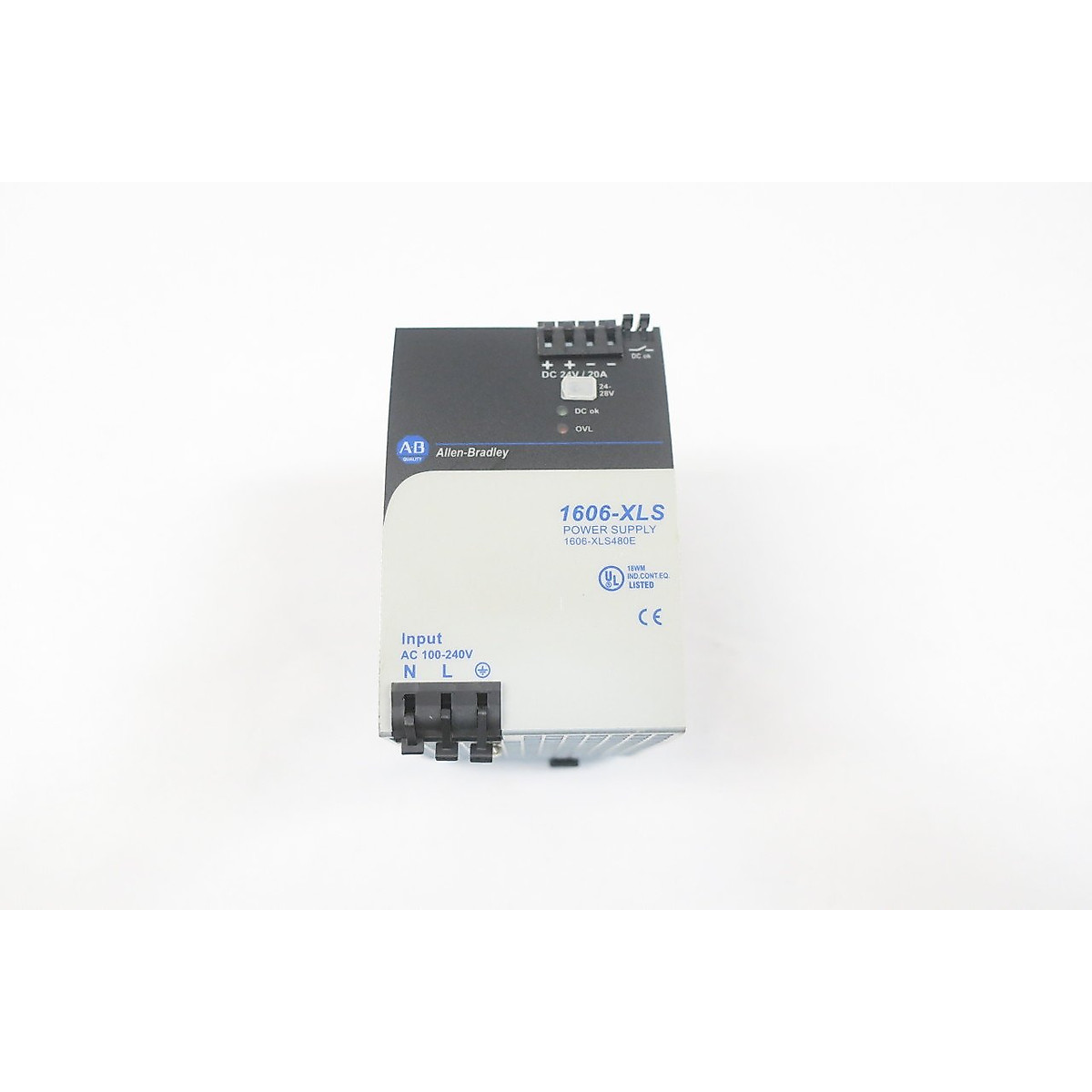 ALLEN BRADLEY 1606-XLS480E Power Supply 100-240V-AC 24V-DC 20A SER A D587140