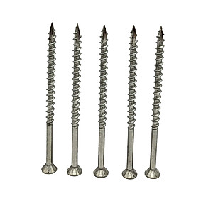 #10 x 3-1/2 Inch Stainless Steel Wood Screws 1000 Qty | Star Torx Drive Flat Head | 305 Grade Stainless Steel Wood Screws by Allen's Trading Co. Eagle Claw Fasteners 2 X Driver Bits Included