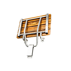 Folding Shower Seats [22”x15”, Phenolic Slotted] Shower Chair for Inside Shower, Wall Mount Shower Seats for Adults, Elderly and Disabled, ADA Foldable Swing Down Shower Chair by CSI Bathware