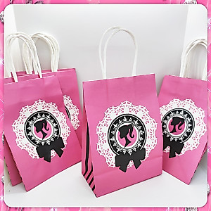 Valentina Buck 12 Party Bags Girl Party Supplies Decorations Treat Bag, Goodies Bags, Girls