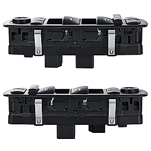 PUENGSI Master Power Window Switch for | 2009-2012 Dodge Ram 1500 2500 3500 | Replaces OE 4602863AB, 4602863AC, 4602863AD