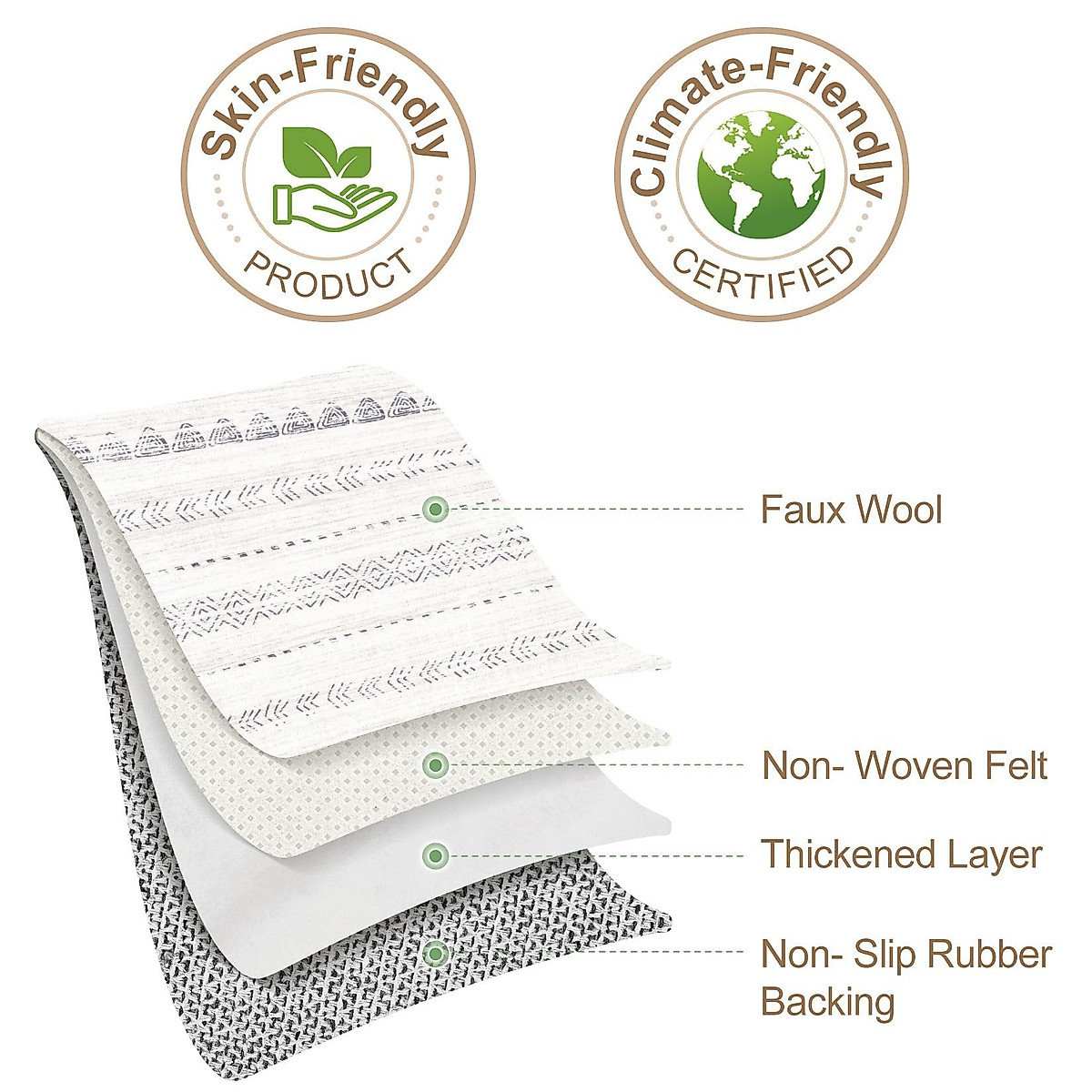 Area Rugs 9x12 Living Room: Washable Boho Large Neutral Modern Soft Farmhouse Rug Stain Resistant Indoor Floor Non Slip Accent Carpet for Bedroom Nursery Kids Playroom Office Dining Room- Gray