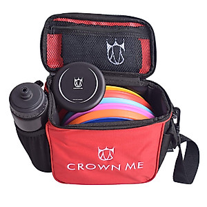 CROWN ME Disc Golf Starter Set,Disc Golf Set with 6 Discs, 1 Marker,1 Towel and Starter Disc Golf Bag Fairway Driver