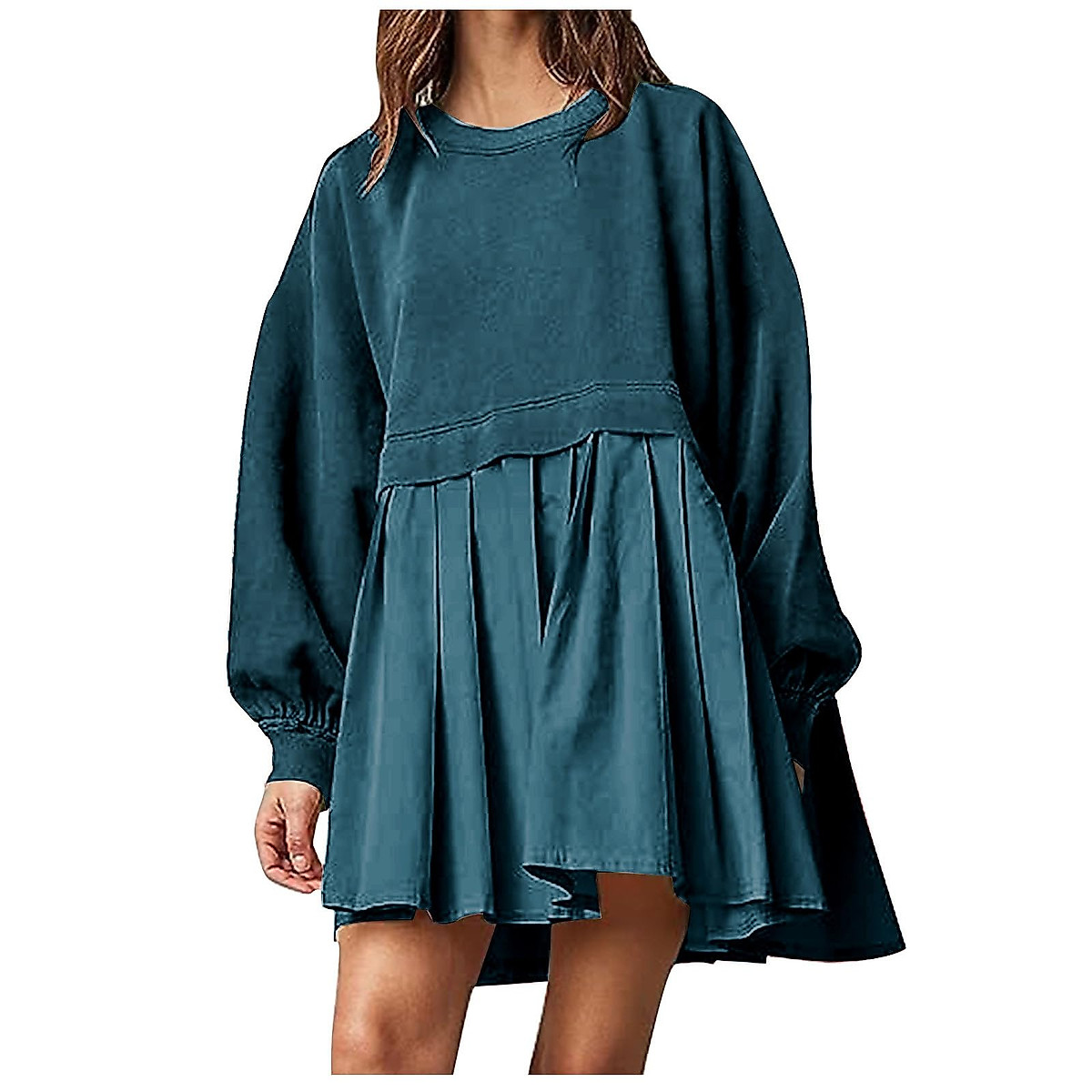 Prime of Day Deals Today 2024 Deals of The Day Lightning The Deals Today Prime Womens Oversized Sweatshirt Dress Fall Dresses for Women 2024 Fall Clothes for Women 2024 Teacher Outfits for Women 2024