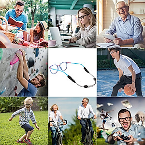 ANYGIFT Glasses Strap for Kids 3 Pack, Toddler Glasses Holder Strap Kids Eye Glasses Strap Adjustable Sunglass Strap for Kids Boys Girls Eye Glass String Strap((7-10 Inch))