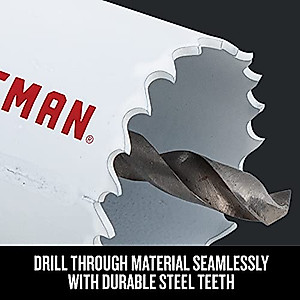 CRAFTSMAN Hole Saw Kit, Bi-Metal Set, 7Piece (CMAH1SET7)