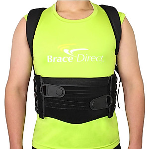 Postural Extension Back Straightener Brace - Rigid Posture Corrector Vest for Kyphosis Hunch Relief, Mild Scoliosis Support, and Hunchback or Lordosis Spine Treatment