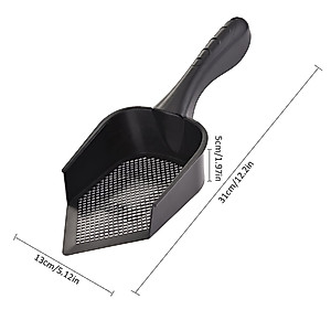 DHXYZZB Cat Litter Scoop, Small Holes 3.0MM Fine Litter Scooper Shovel for Cat Dog Rabbits Hamster Snake Sifter Scoops PVC Non-Toxic