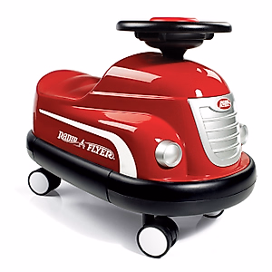 Radio Flyer Classic Bumper Car, Red Ride On Toy for Ages 1-3