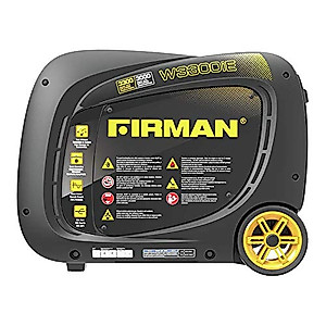 FIRMAN Inverter Portable Generator, 171cc Engine with Electric Start, 3300W Power Generator with Run Time of 9 hours, Whisper Series Generator, 109lbs