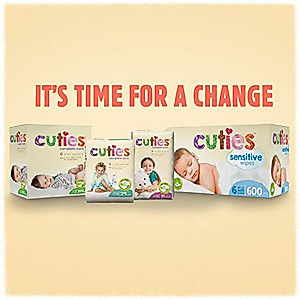 Cuties Complete Care Baby Diapers, Size Newborn, 160 Count