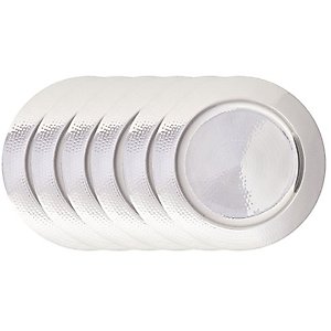 Old Dutch OS966 Hammered Charger Plate, 13", Stainless Steel