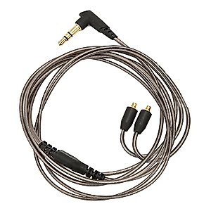 MMCX to 3.5mm Headphone Audio Cable Replacement for SE215 SE315 SE425 SE535 SE846, for UE900, for AUDIOSENSE TK200 T100, for W10 W20 W30