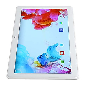 Pomya Tablet, 10.1 Inch IPS LCD Full Screen Tablet with Dual Cameras, 4G LTE Dual SIM Card Tablet for Android 9.0, 4GB RAM 64GB ROM Octa Core Tablet for Daily Use