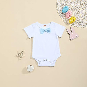 Baby Boy Easter Clothes My First Easter Letter Print Coat+ Bow-Tie T-Shirt Top and Rabbit Pants Baby Boy Easter Outfits