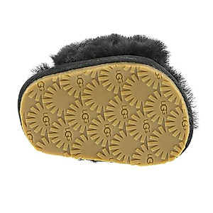 UGG Kids' Fluff Yeah Slide Slipper, Black, 2