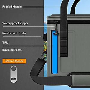 BeEagle Soft Cooler Bag 30 Cans Portable Leak-Proof Soft Pack Cooler Waterproof Insulated Soft Sided Cooler Bag for Picnic,Camping,Hiking,Fishing,Boating,Beach,Outdoor Activities