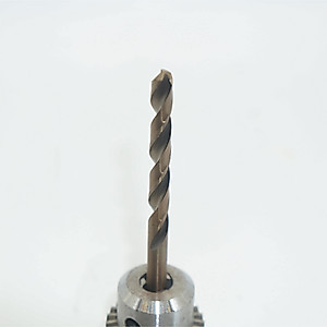 M35 Cobalt Round Straight Handle Metric Drill bit Set 1.5mm-6.5mm Drill Bits Suitable for Stainless Steel, Hard Metal, Cast Iron, Copper, Aluminum Plastic(13pices)