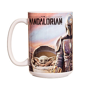 Star Wars Mandalorian The Child Ceramic Coffee Mug - Set of 2-15 oz