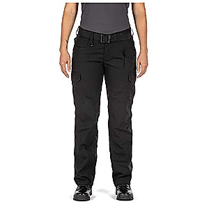 5.11 Tactical Women's ABR Pro Cargo Pant, FlexLite Stretch Ripstop, Comfort Waist, Style 64445, Black, 12R