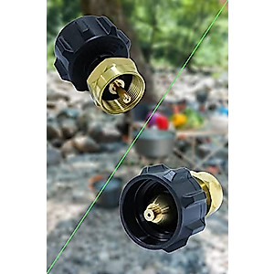 C CLINK Propane cylinder inflating connector QCC1 regulator propane supplement adapter for 1LB cylinder tank coupler cylinder
