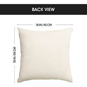 AVOIN colorlife Thanksgiving Turkey Pumpkin Throw Pillow Cover, 18 x 18 Inch Thanksgiving Fall Cushion Case for Sofa Couch