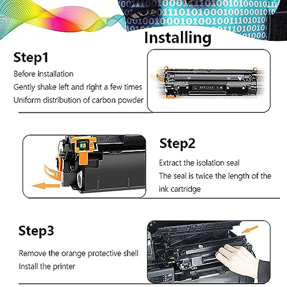 045 Black Toner Cartridge CRG-045 Compatible for Canon Color ImageCLASS MF634Cdw MF632Cdw LBP612Cdw LBP612C LBP612 MF632 MF632C 634C MF634 Black x 1